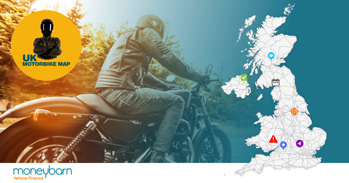 UK Motorbike Map: Local Clubs, Cafés & Routes - Moneybarn